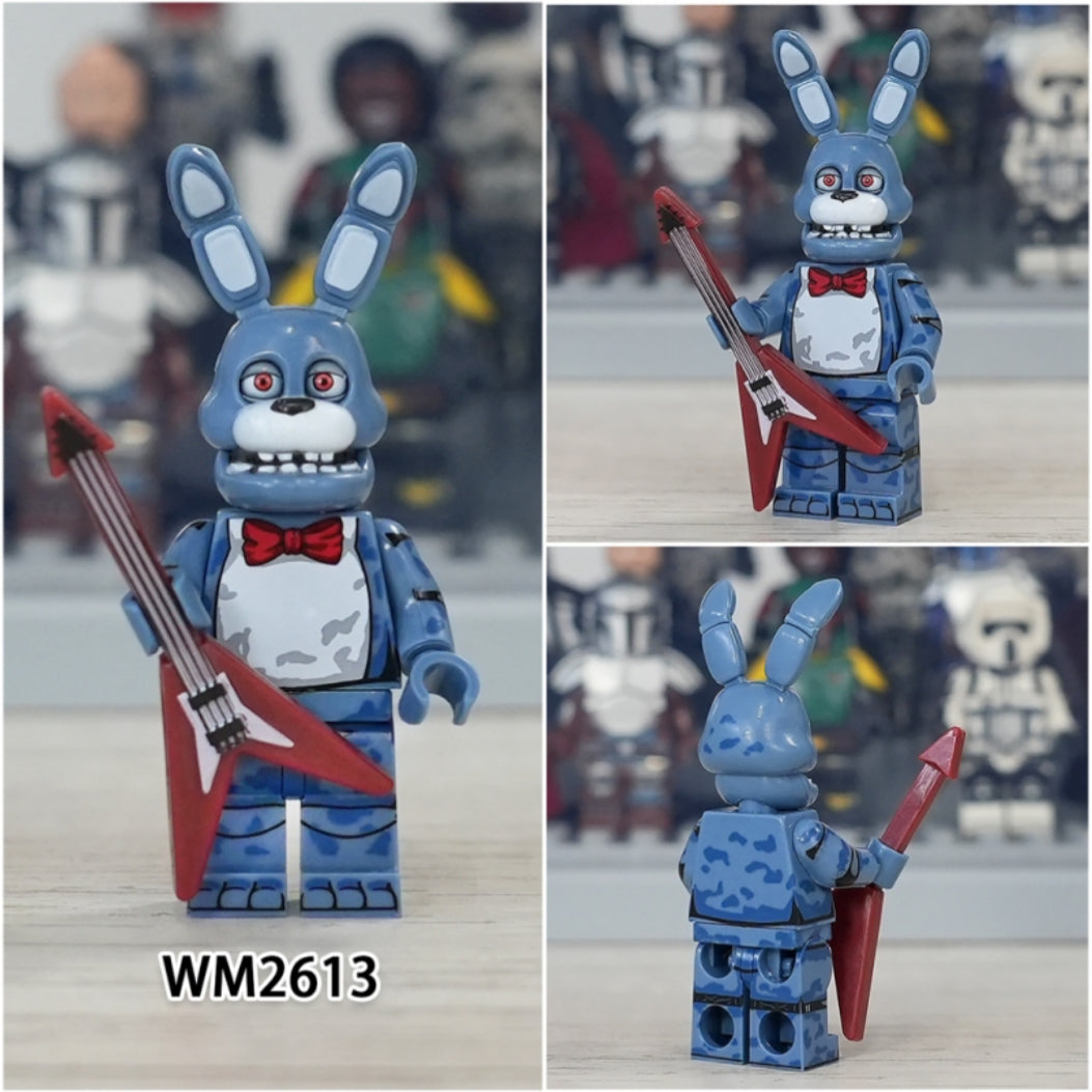 Five Nights At Freddys Minifigures Univers Bonnie Custom Zedbrick