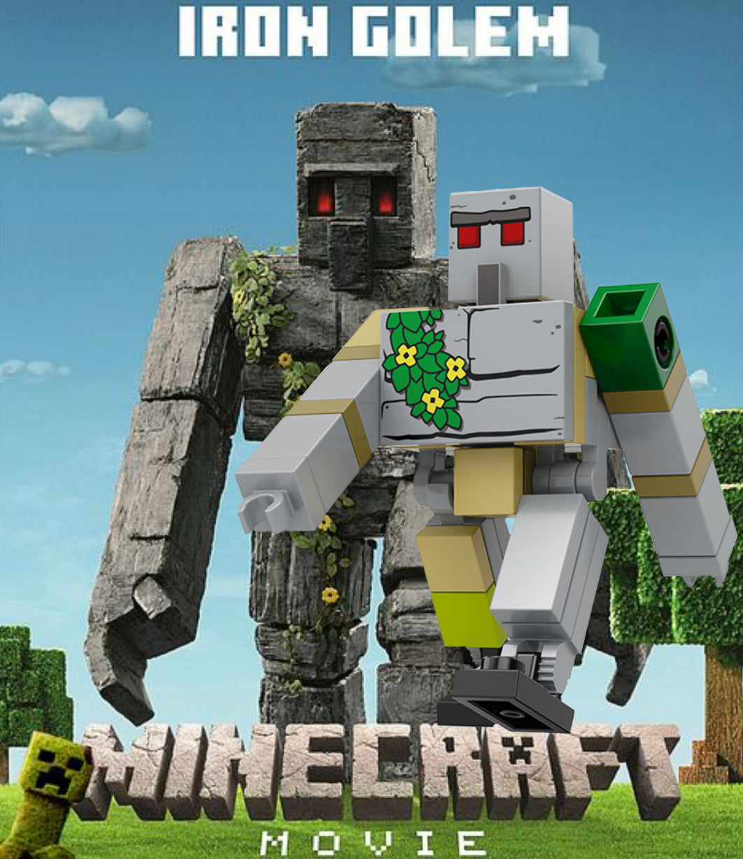 MINIFIGURE MINECRAFT UNIVERS : IRON GOLEM custom – ZedBrick