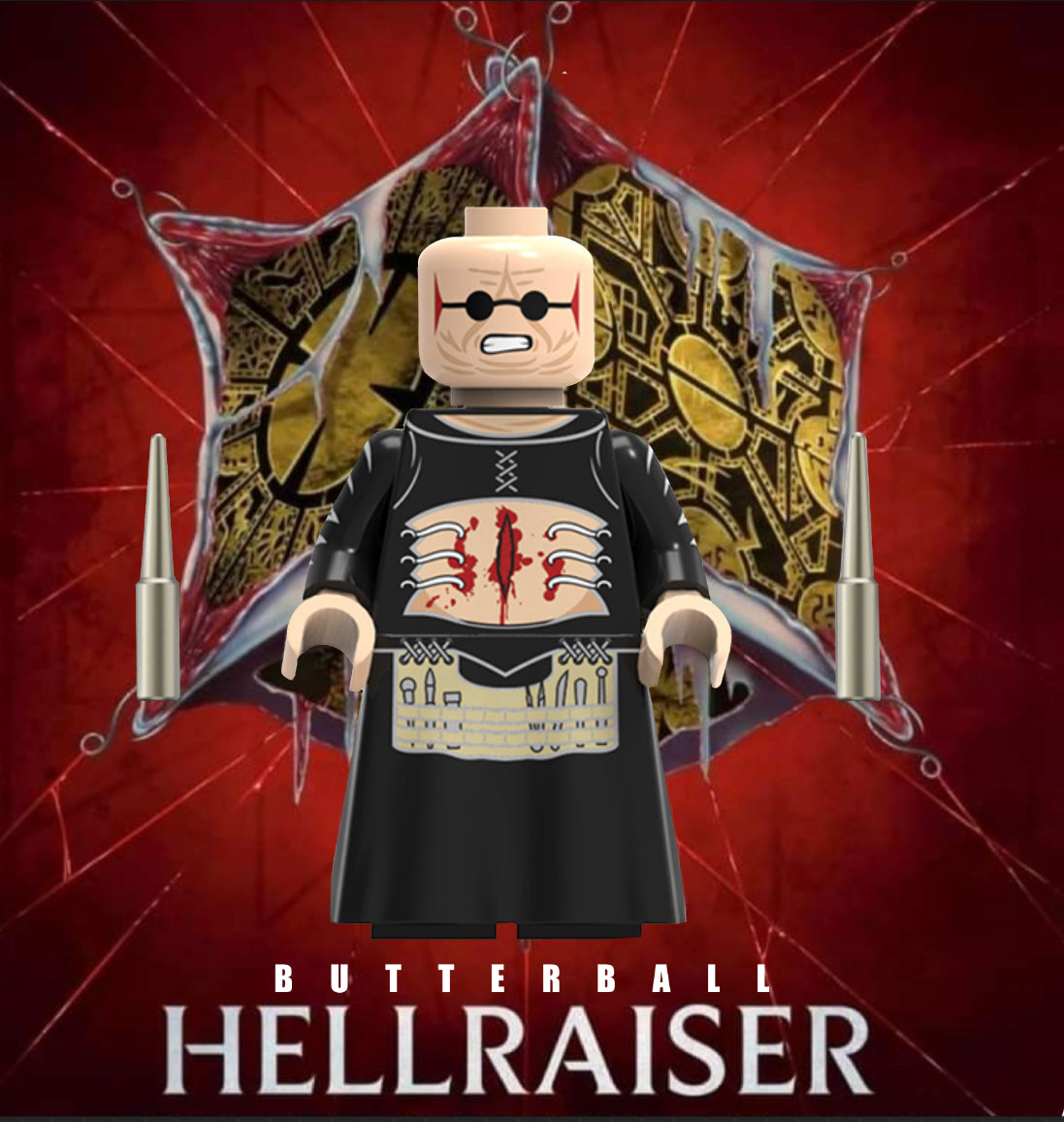 MINIFIGURE HORREUR UNIVERS : HELLRASER BUTTERBALL custom – ZedBrick