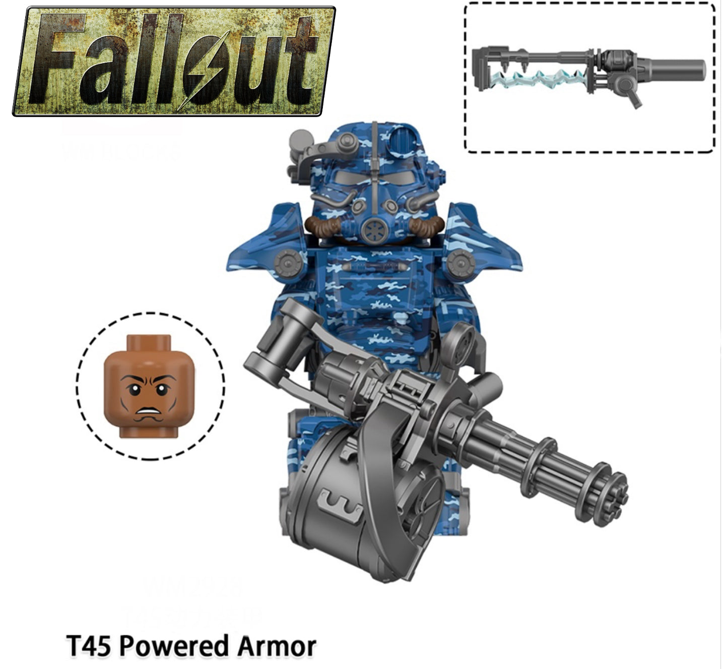 MINIFIGURE FALLOUT UNIVERS: T45 POWERED ARMOR CUSTOM – ZedBrick