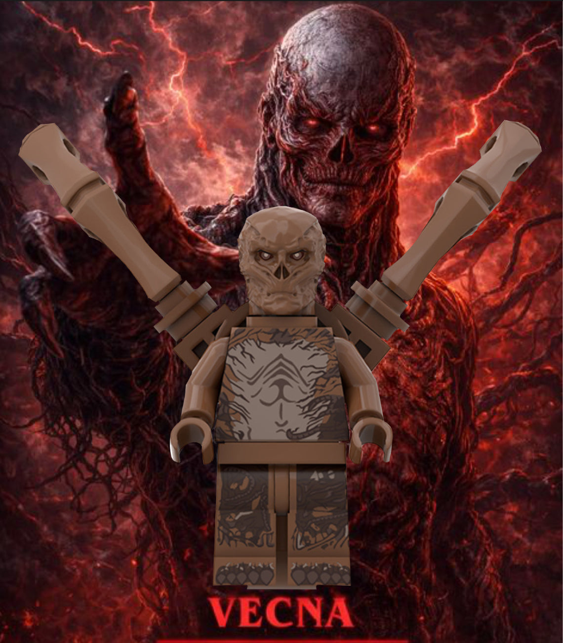 MINIFIGURE STRANGER THINGS UNIVERS: VECNA Custom – ZedBrick