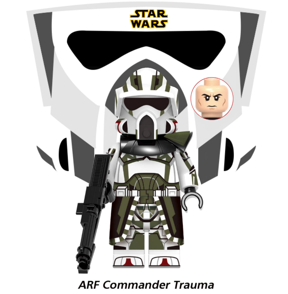MINIFIGURE STAR WARS UNIVERS: ARF Commander Trauma TROOPER custom ...