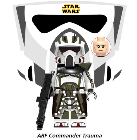 MINIFIGURE STAR WARS UNIVERS: ARF Commander Trauma TROOPER custom ...