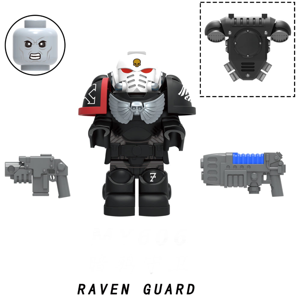 MINIFIGURE RAVEN GUARD Custom – ZedBrick