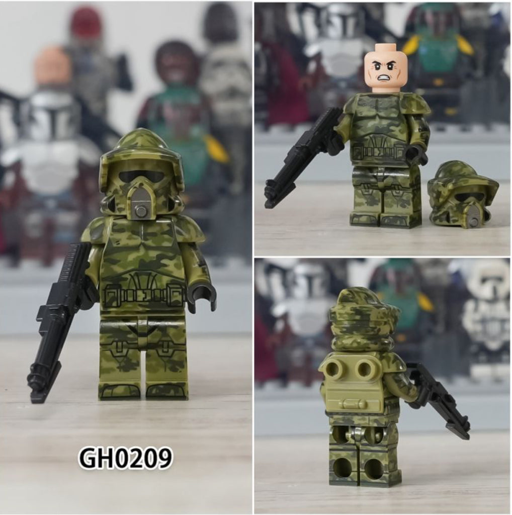 MINIFIGURE STAR WARS UNIVERS: Forest ARF TROOPER custom – ZedBrick