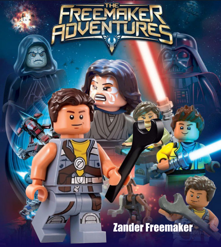 MINIFIGURE STAR WARS UNIVERS: Zander Freemaker custom – ZedBrick