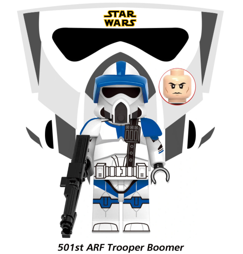 MINIFIGURE STAR WARS UNIVERS: 501 st ARF TROOPER Boomer custom – ZedBrick