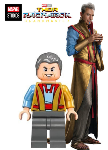 MINIFIGURE MARVEL UNIVERS:THOR RAGNAROK "GRANDMASTER" custom – ZedBrick