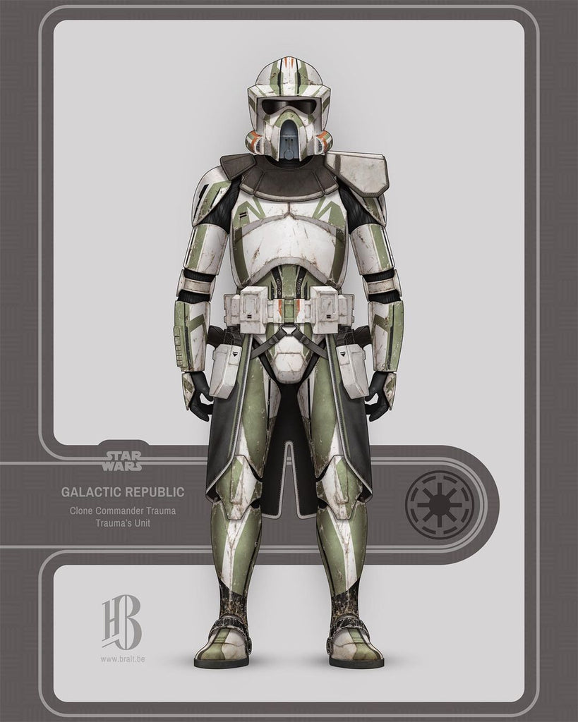 MINIFIGURE STAR WARS UNIVERS: ARF Commander Trauma TROOPER custom ...