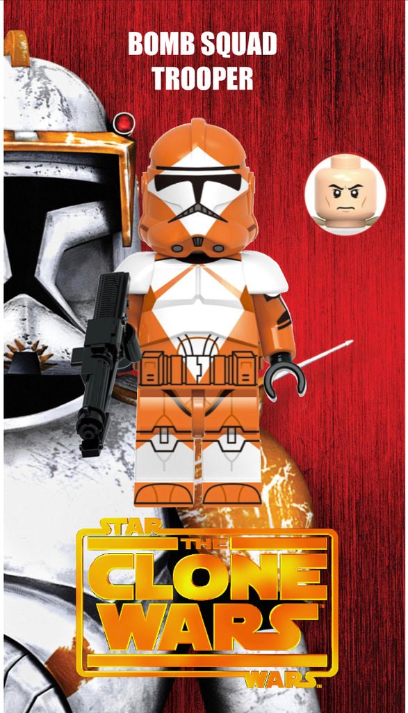 MINIFIGURE STAR WARS UNIVERS: BOMB SQUAD TROOPER PHASE II custom – ZedBrick