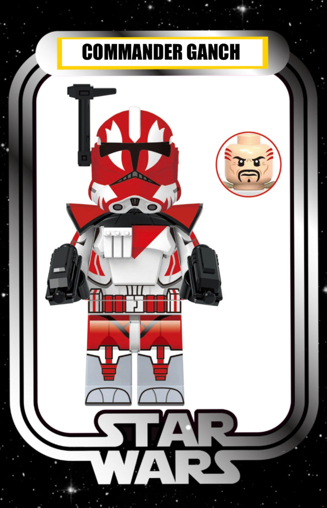MINIFIGURE STAR WARS UNIVERS CLONE COMMANDER GANCH ♥️ custom – ZedBrick