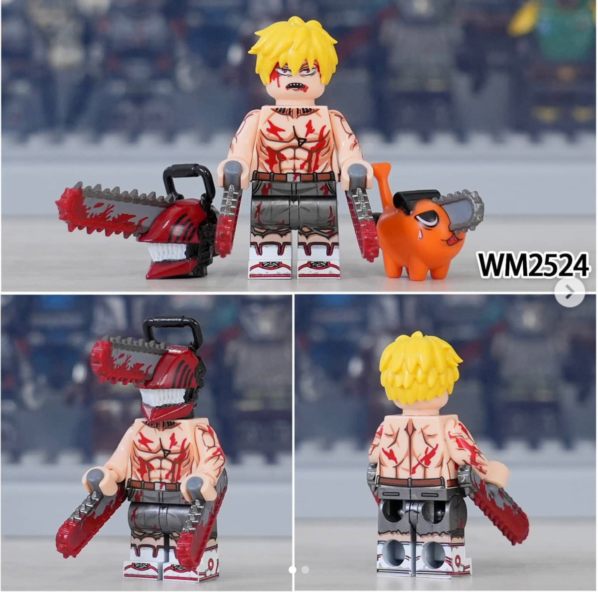 MINIFIGURE CHAINSAW MAN "DENJI" LIMITED ÉDITION Custom – ZedBrick